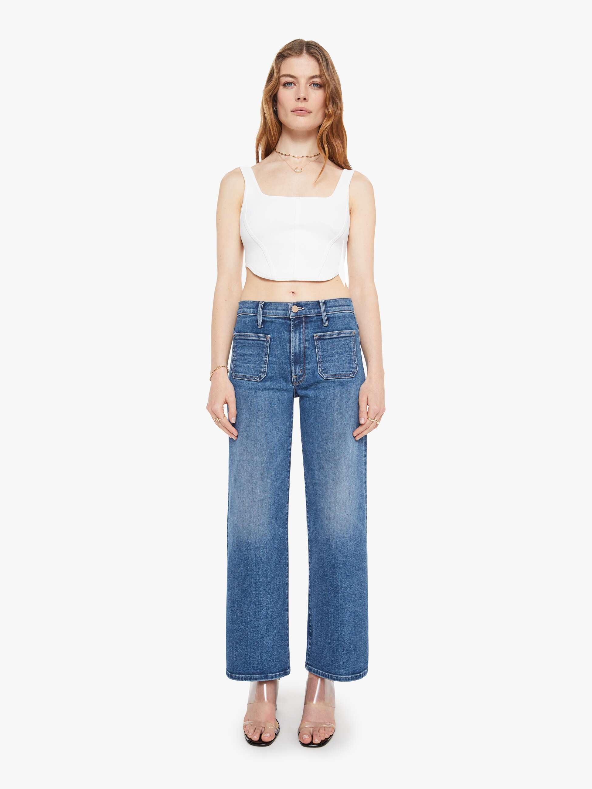 MOTHER JEANS THE PATCH POCKET MID RISE MAVEN ANKLE JEAN – fluidity-f2